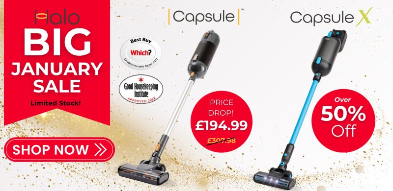 Halo Capsule - Cordless Vacuum Cleaner - Lightweight & Powerful