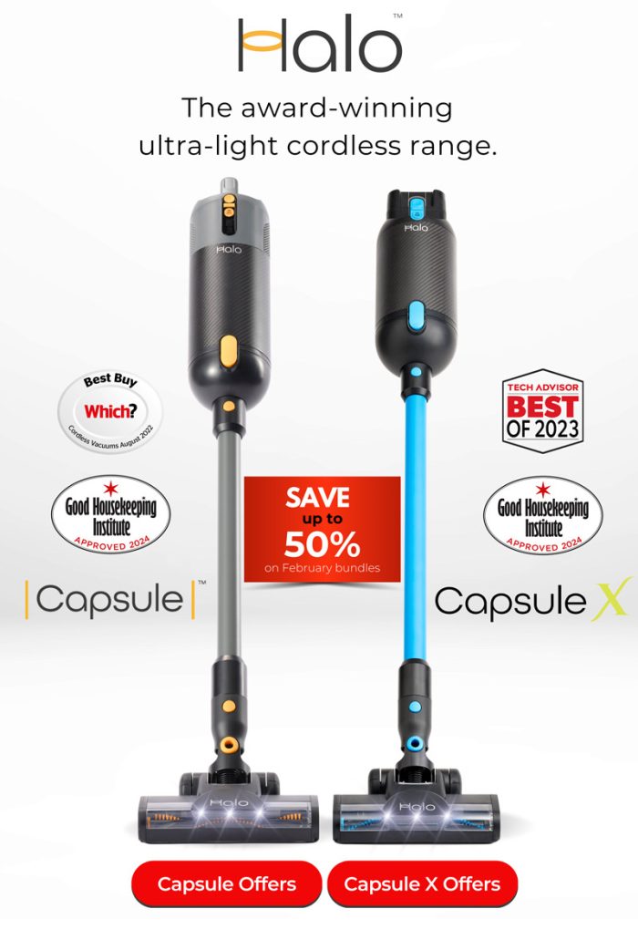Halo Capsule - Cordless Vacuum Cleaner - Lightweight & Powerful