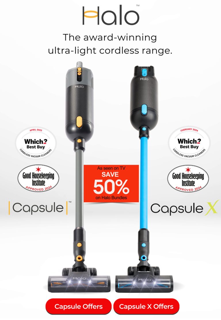 Halo Capsule - Cordless Vacuum Cleaner - Lightweight & Powerful