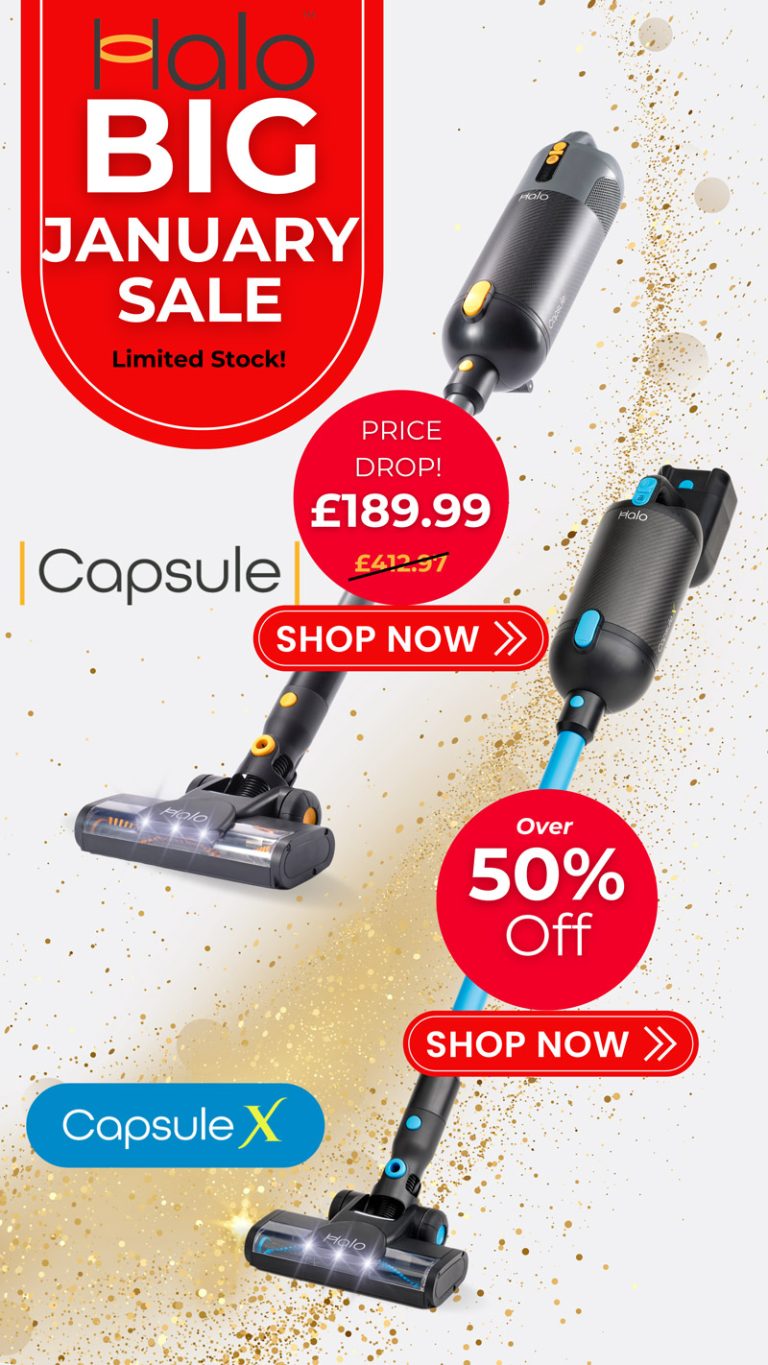 Halo Capsule - Cordless Vacuum Cleaner - Lightweight & Powerful