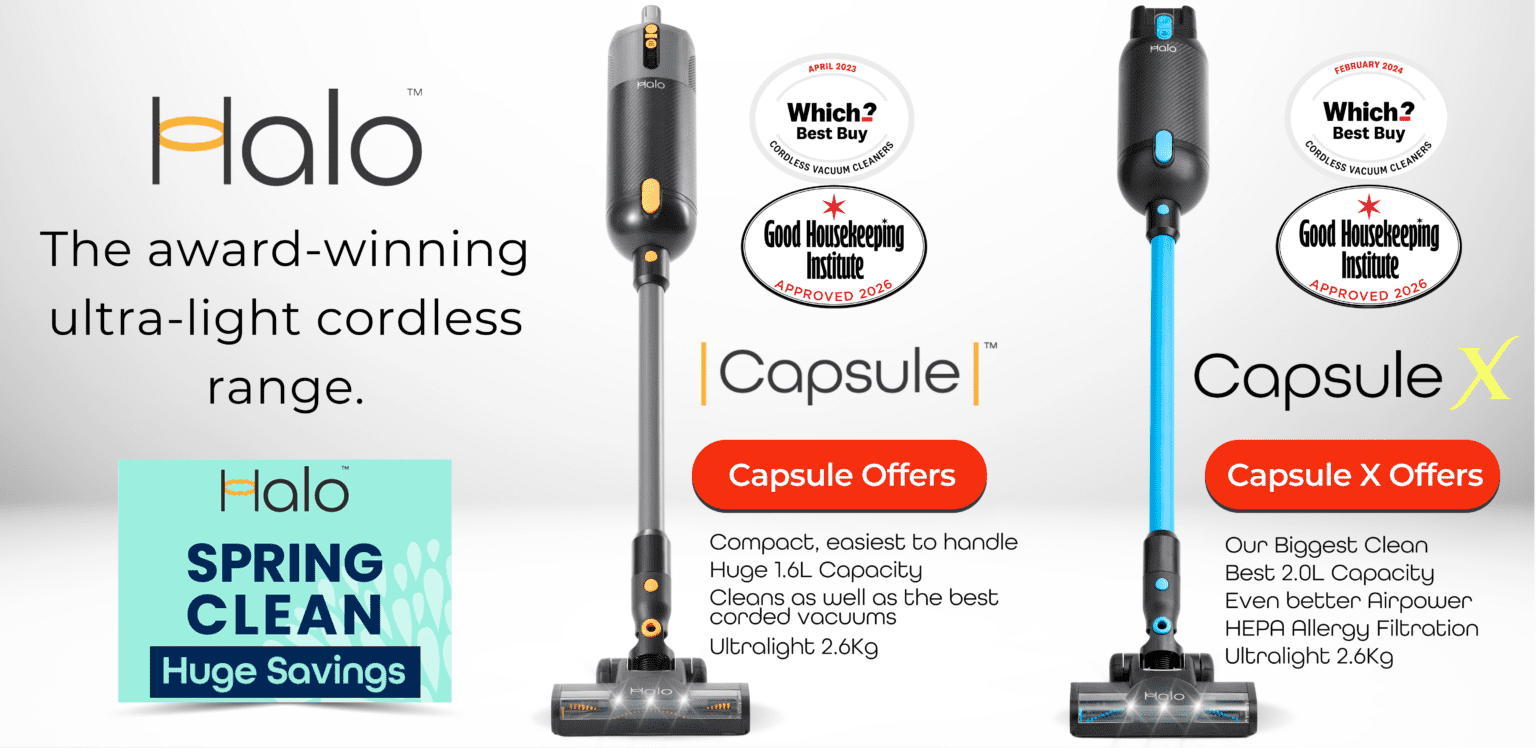 Halo Capsule - Cordless Vacuum Cleaner - Lightweight & Powerful